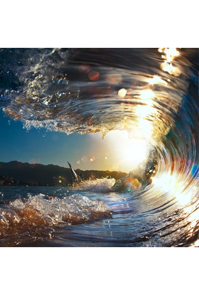 Cici Wallpaper 215 x 150 cm 3 Boyutlu Duvar Kağıdı Poster