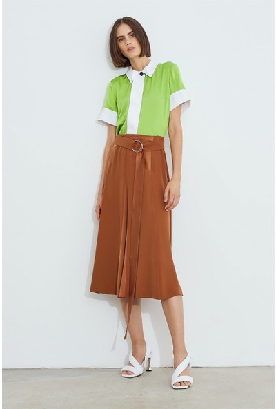 Birelin Kemerli Etek