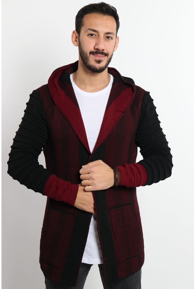 Valiberta Kolları Desenli Panço Hırka