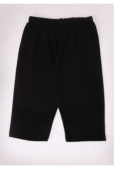 Tutku 3 Adet Siyah Renk Kısa Tayt