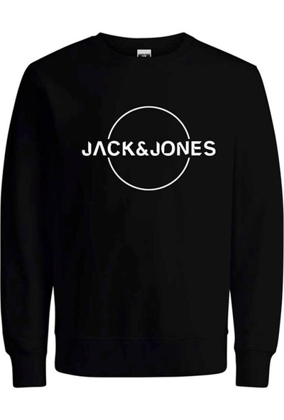 Jack & Jones Erkek Black Sweatshirt