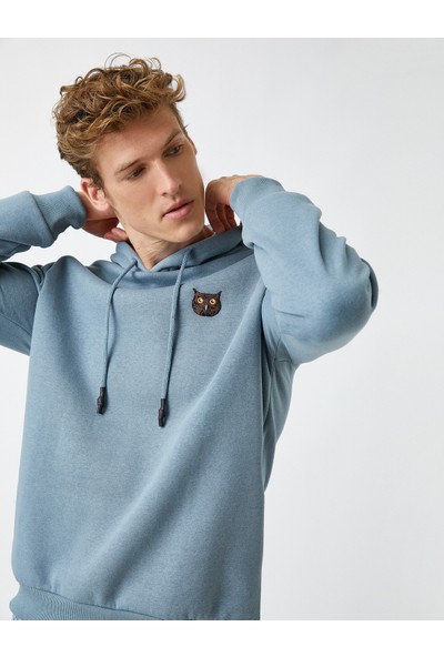 Koton Baykuş İşlemeli Sweatshirt