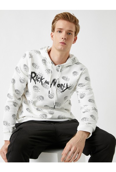 Koton Rick And Morty Sweatshirt Lisansli Baskılı