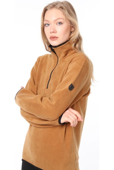 Ghassy Co Kadın Yarım Fermuarlı Sweatshirt