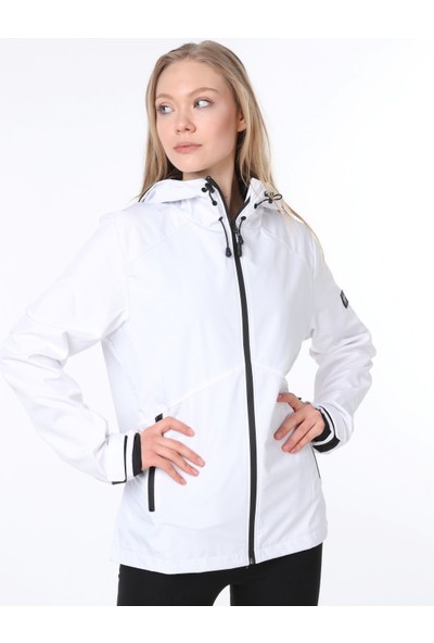 Ghassy Co. Kadın Yağmurluk Rüzgarlık Omuz Detaylı Mevsimlik Spor Ceket