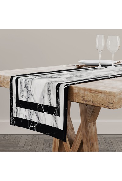 Jungle Halı Mermer Modern Runner