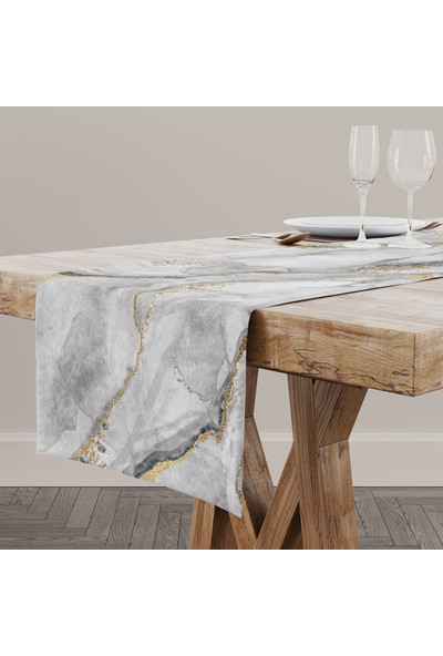 Jungle Halı Mermer Modern Runner