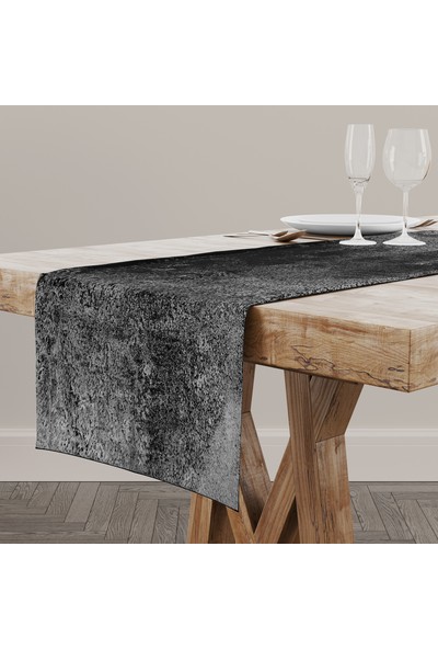 Jungle Halı Black Modern Runner