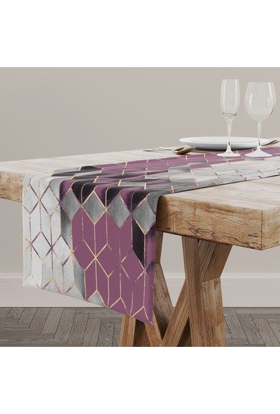 Jungle Halı Geometrik Modern Runner