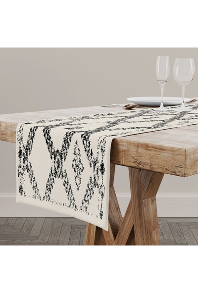 Jungle Halı Geometrik Modern Runner