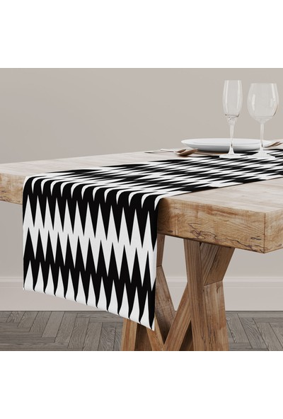 Jungle Halı Geometrik Modern Runner