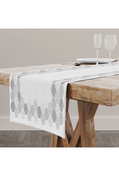 Jungle Halı Geometrik Modern Runner