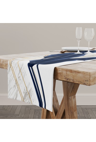 Jungle Halı Çizgili Modern Runner