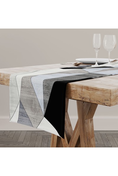 Jungle Halı Geometrik Modern Runner