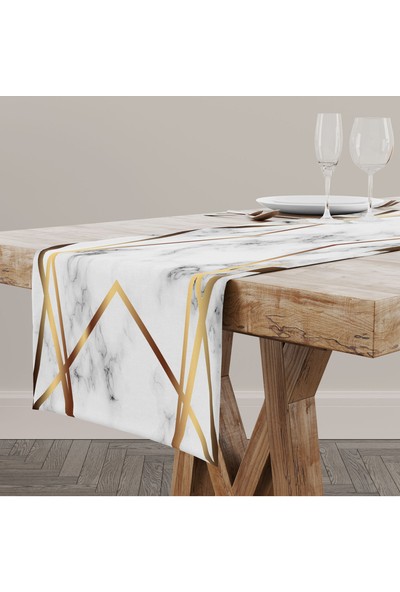 Jungle Halı Mermer Modern Runner