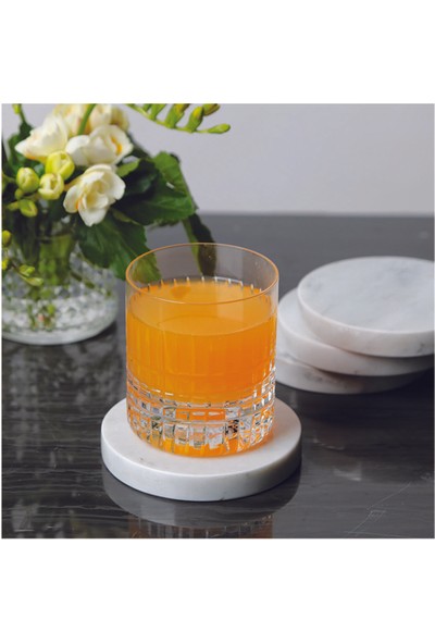 Haye Dükkan Mermer Yuvarlak 4'lü Bardak Altlığı Haye Dükkan Mermer Yuvarlak 4'lü Bardak Altlığı