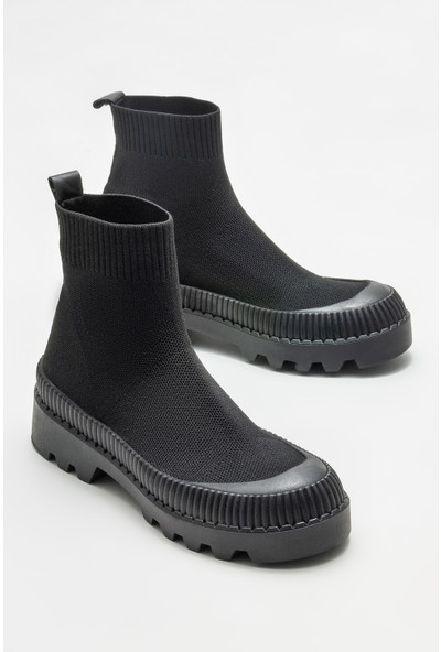 Elle Siyah Kadın Günlük Spor Bot