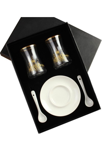 Elsanat Istanbul Kazanı Heybeli Çay Seti Kurumsal Hediye