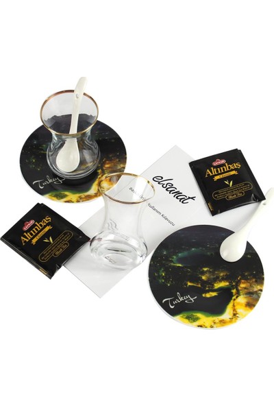 Elsanat Turkey Cmyk Çay Seti Kurumsal Hediye Elsanat Turkey Cmyk Çay Seti Kurumsal Hediye