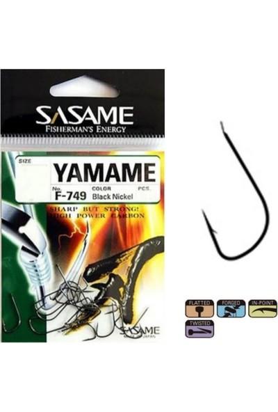 Sasame Yamame F-749 Serisi Olta Iğnesi Sasame Yamame F-749 Serisi Olta Iğnesi