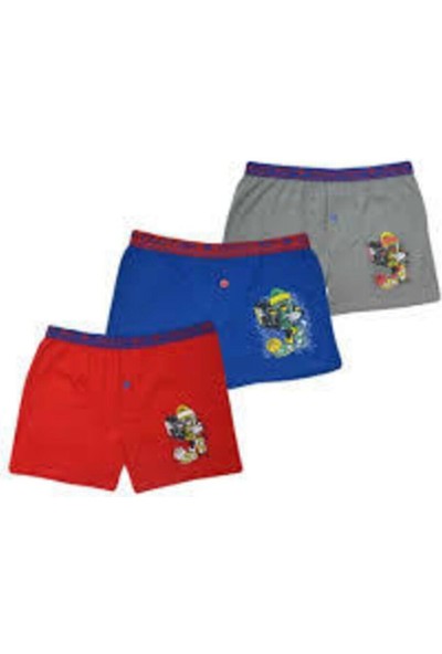 Tutku Renkli Erkek Çocuk Baxer 3 Lü Paket