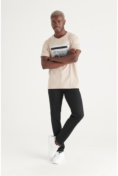 Avva Erkek Siyah 5 Cepli Comfort Slim Fit Pantolon E003003