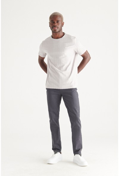 Avva Erkek Koyu Gri 5 Cepli Comfort Slim Fit Pantolon E003003 Avva Erkek Koyu Gri 5 Cepli Comfort Slim Fit Pantolon E003003