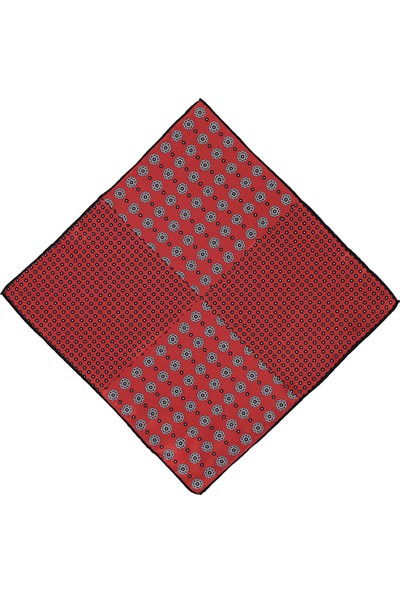 Kiğılı Desenli Ipek Mendil