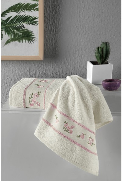 Arvilla Home Bahar 2'li Havlu Seti 30X50 / 50X90 Arvilla Home Bahar 2'li Havlu Seti 30X50 / 50X90
