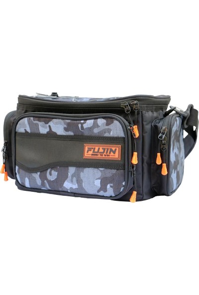 Fujin Black Camo Helper Bag - Balıkçı Çantası Fujin Black Camo Helper Bag - Balıkçı Çantası