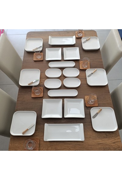 Trendbibu 6 Kişilik 36 Parça Seramik Basic Kahvaltı Takımı Trendbibu 6 Kişilik 36 Parça Seramik Basic Kahvaltı Takımı