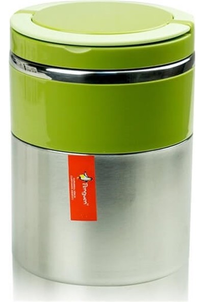 Penguen PNG-1302 Renkli Inox Yemek Termosu Çiftli Penguen PNG-1302 Renkli Inox Yemek Termosu Çiftli