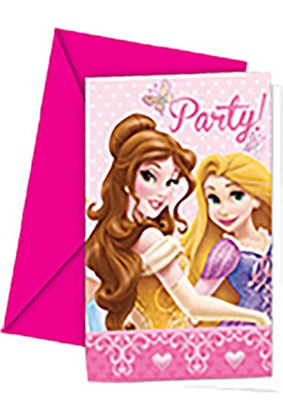 Eminönü Toptancı Prensesler Summer Palace Parti Davetiyesi - 6 Adet