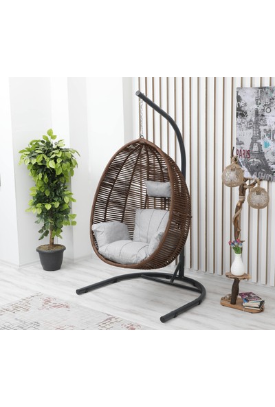 ADKPİETRO ADK5009 Makrome Örgülü Fındık Salıncak Capri