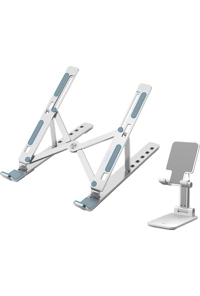 Soopii DM08 15.6'' Dizüstü Bilgisayar Standı + DM01 Masaüstü Tablet ve Telefon Tutucu Stand Soopii DM08 15.6'' Dizüstü Bilgisayar Standı + DM01 Masaüstü Tablet ve Telefon Tutucu Stand