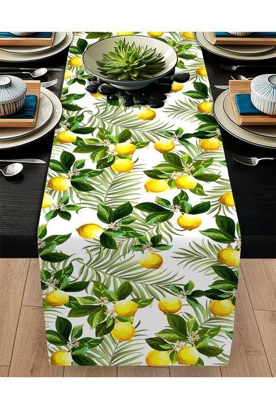 Caprice Limonlu Dekoratif Runner