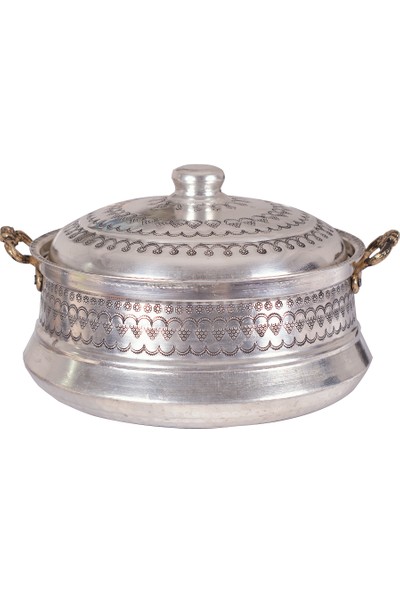 Bakır Concept Bakır İşlemeli Mardin Tencere 5 lt