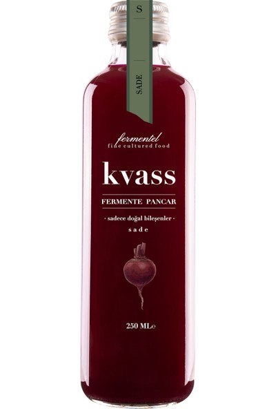 Kvass Acısız - Fermente Pancar ( Bir Kolide 20'li Şişe . Hepsi Acısız )