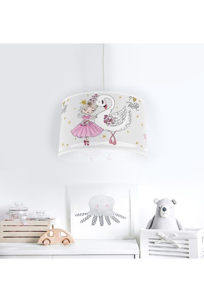 Jungle Halı Prenses Kız Jp161 Çocuk Odası Sarkıt Avize