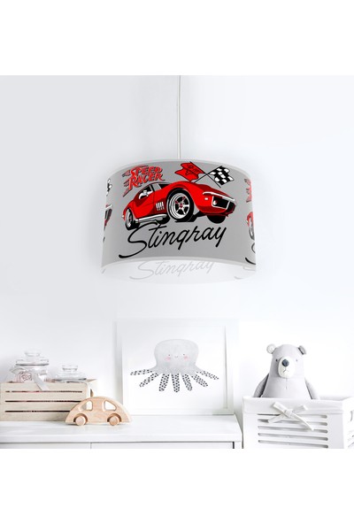 Jungle Halı Arabalı Jp61 Çocuk Odası Sarkıt Avize