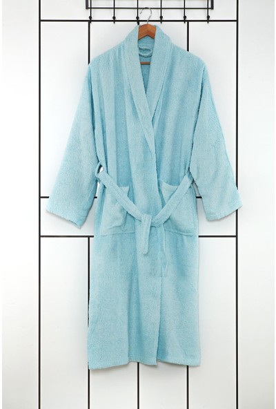 Tafi %100 Pamuklu Bambu Tekli Bornoz
