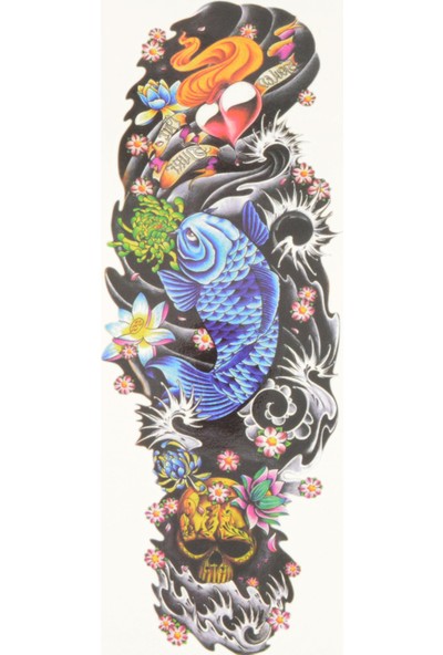 Tedz Collection Blue Fish Transfer Dövme Tedz Collection Blue Fish Transfer Dövme