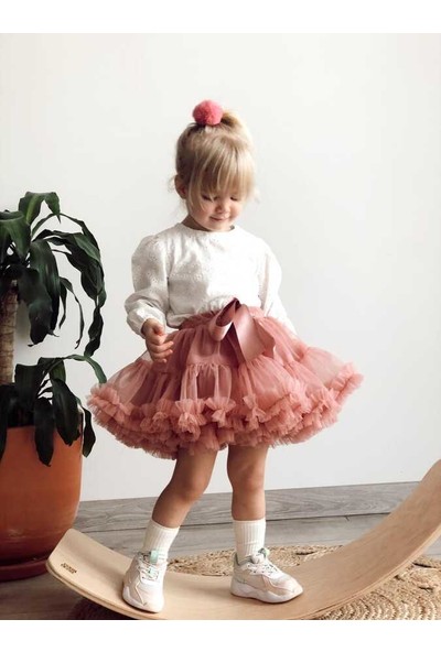 Le Mabelle Gülkuru Kız Çocuk Tütü Etek - Bonita