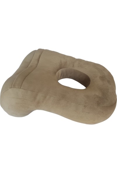 Maywell Seyahat Şekerleme Masaj Ortası Delik Yastık