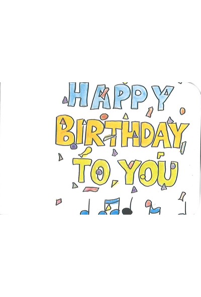 Flipbook Hareketli Not Defteri Happy Birthday To You