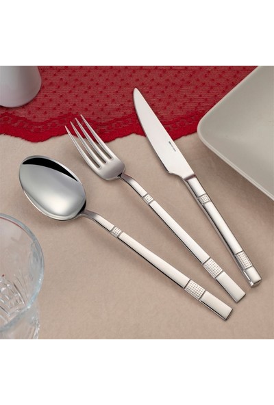 W.fischer Stern 24 Parça 304 Çelik Çatal Kaşık Bıçak Takımı