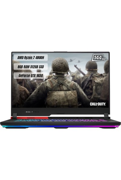 Asus ROG Strix G513IH-HN002 AMD Ryzen 7 4800H 8GB 512GB SSD GTX 1650 Freedos 15.6 Asus ROG Strix G513IH-HN002 AMD Ryzen 7 4800H 8GB 512GB SSD GTX 1650 Freedos 15.6