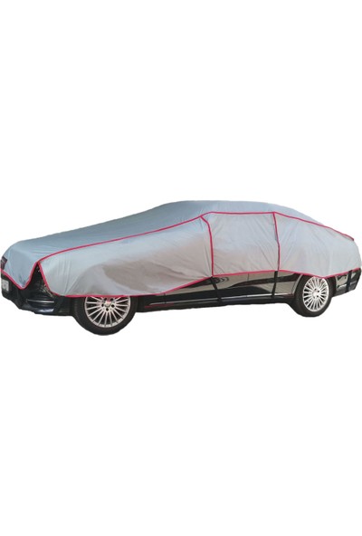 Duucars 4 Katlı 5.50 mt Duucars Dolu Darbe & Güneş Koruyucu Özel Dolgulu Oto Branda Araba Dolu Brandası