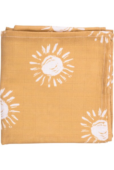 Organik Müslin Örtü Soleil Organik 100X100CM