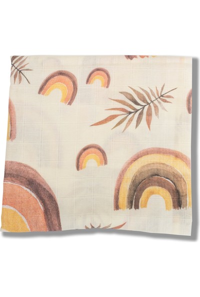 Arc En Ciel Organik Müslin Bebek Örtüsü 100X100CM